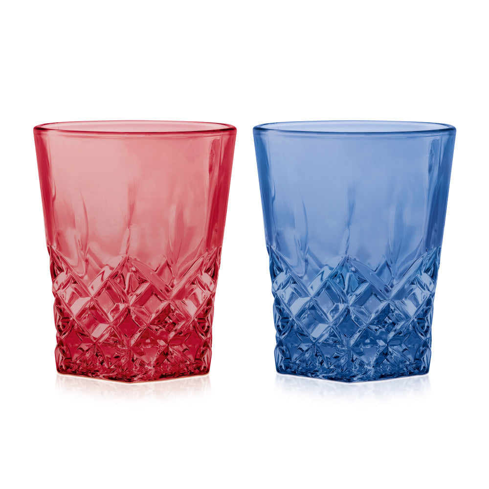Vaso Diamante Rocks Colores x 6 Unidades | Estilo y color a tu mesa ...
